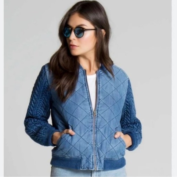 cloth & stone | Jackets & Coats | Cloth Stone Quilted Jacket | Poshmark